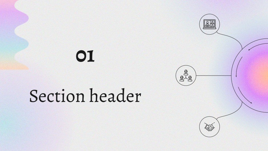Cycle Diagrams Theme for a Business Meeting Presentation