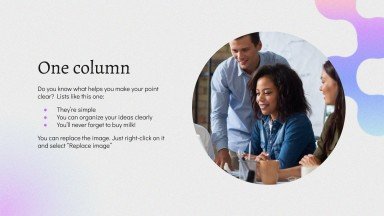 Cycle Diagrams Theme for a Business Meeting Presentation