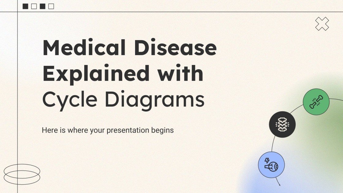 Medical Disease Explained With Cycle Diagrams Presentation