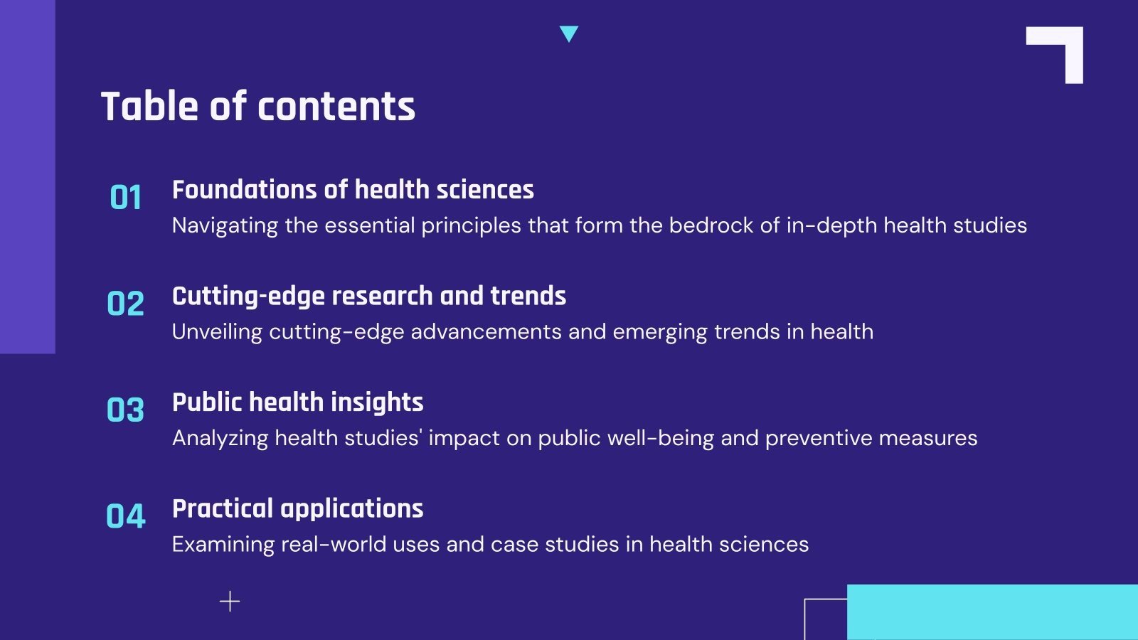 Health Promotion and Disease Prevention - Master