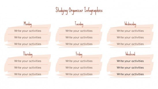 Studying Organizer Infographics | Google Slides & PPT template