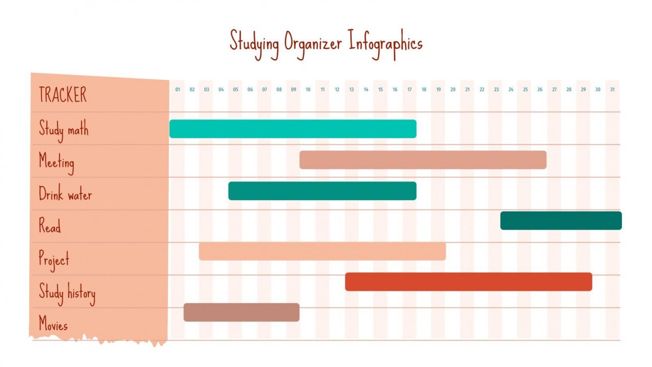 Studying Organizer Infographics | Google Slides & PPT template