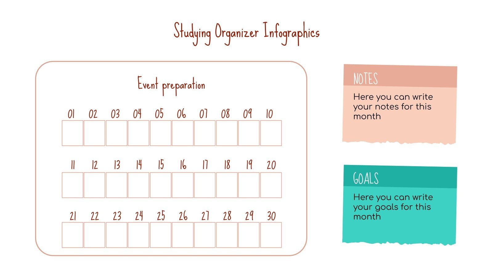 Studying Organizer Infographics | Google Slides & PPT template