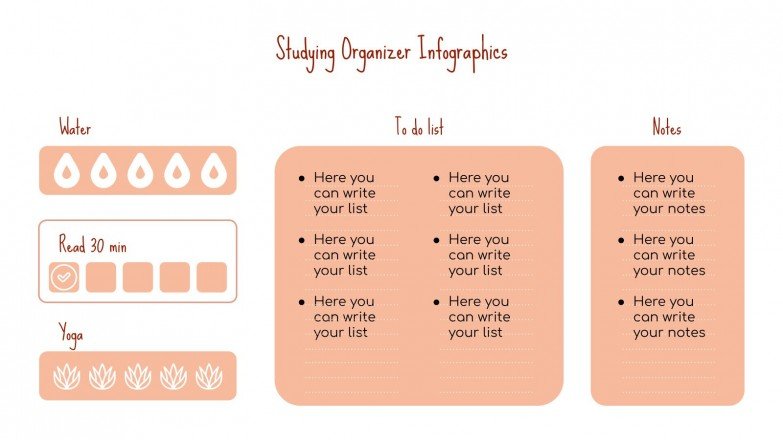 Studying Organizer Infographics | Google Slides & PPT template