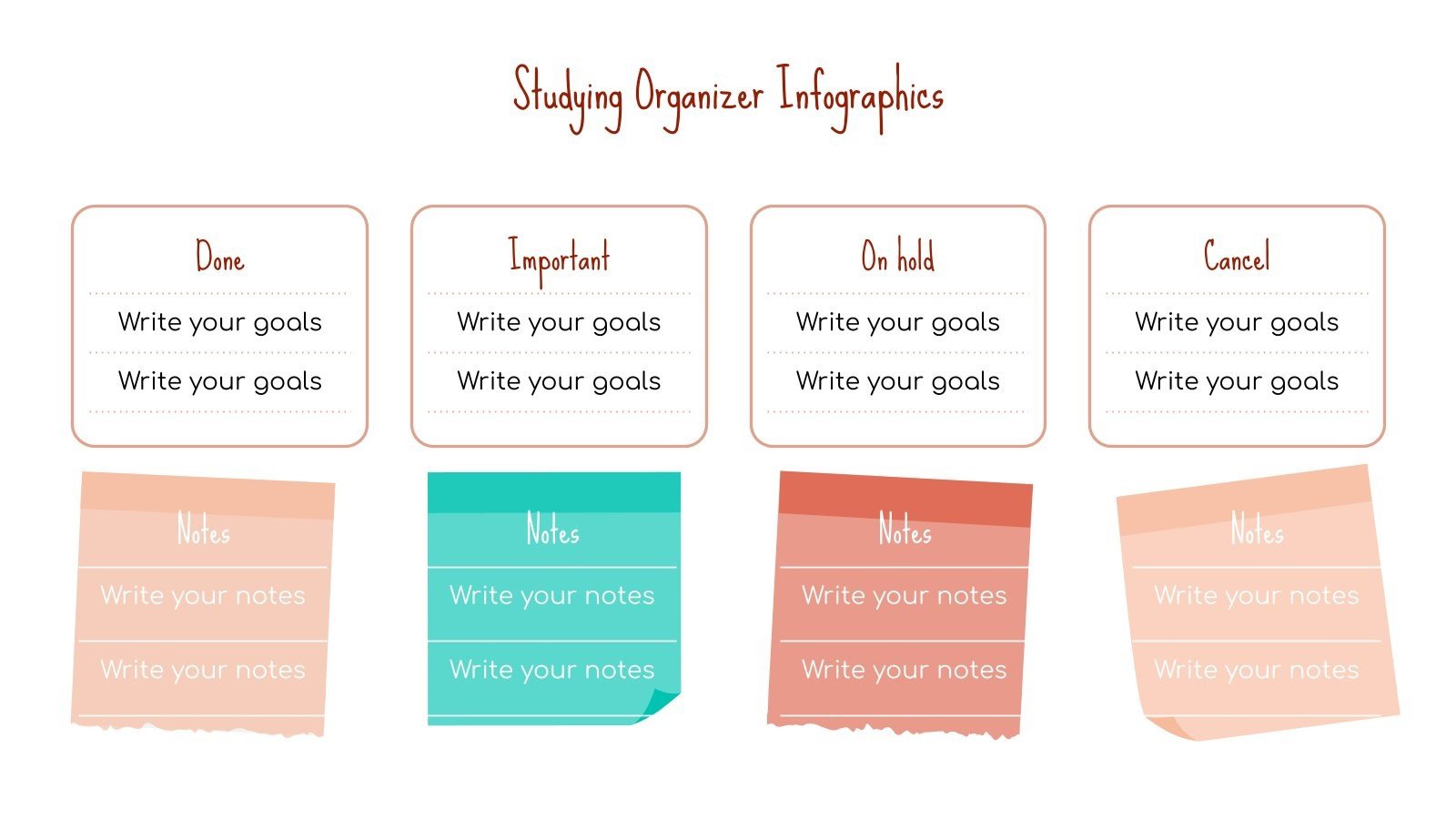 Studying Organizer Infographics | Google Slides & PPT template