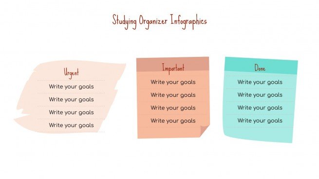 Studying Organizer Infographics | Google Slides & PPT template