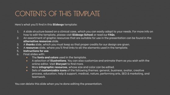 Traumatic Brain Injury Clinical Case | Google Slides & PPT