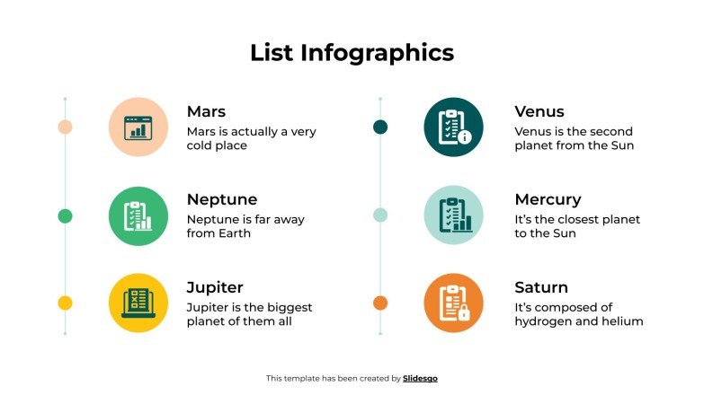 List Infographics Template