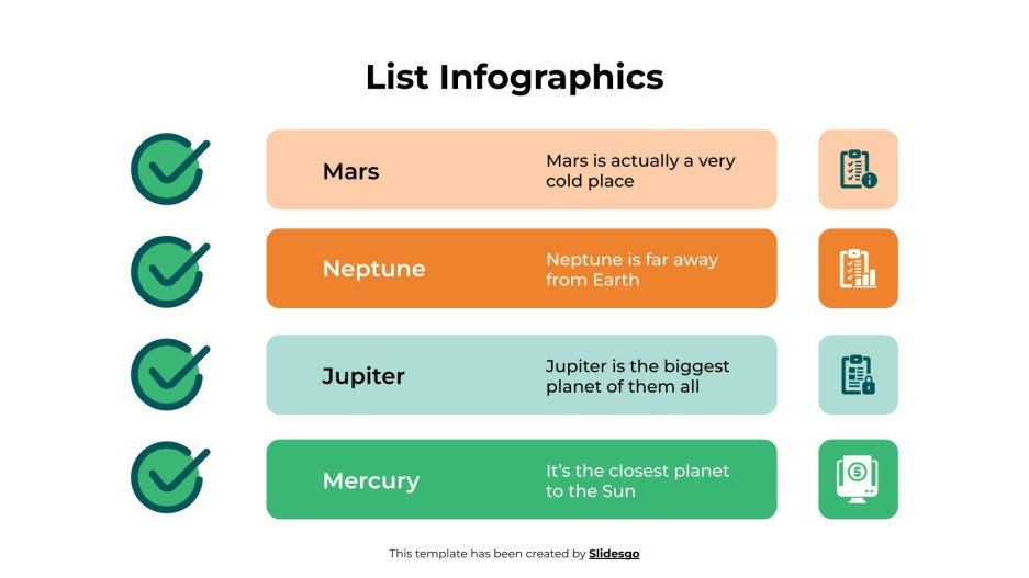 List Infographics Template