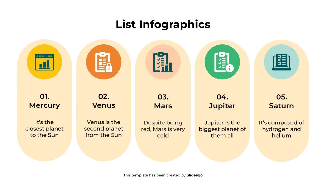 List Infographics Template