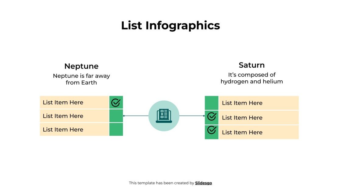 List Infographics Template