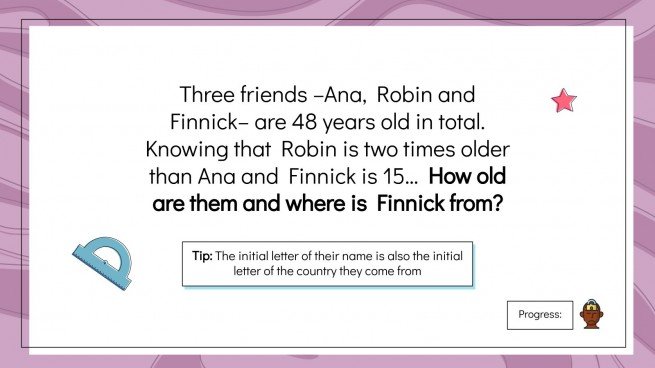 Escape room sobre matemáticas | Tema de Google Slides y PPT