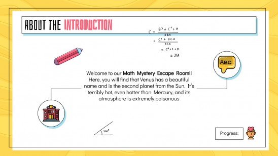 Math Mystery Escape Room | Google Slides & PPT template