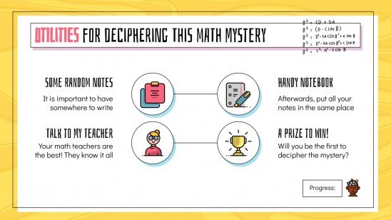 Escape room sobre matemáticas | Tema de Google Slides y PPT