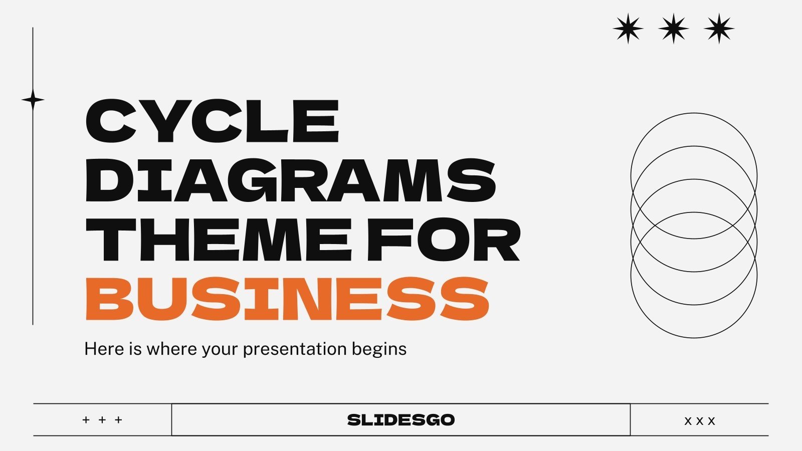 Free brutalist-themed Google Slides & PowerPoint templates