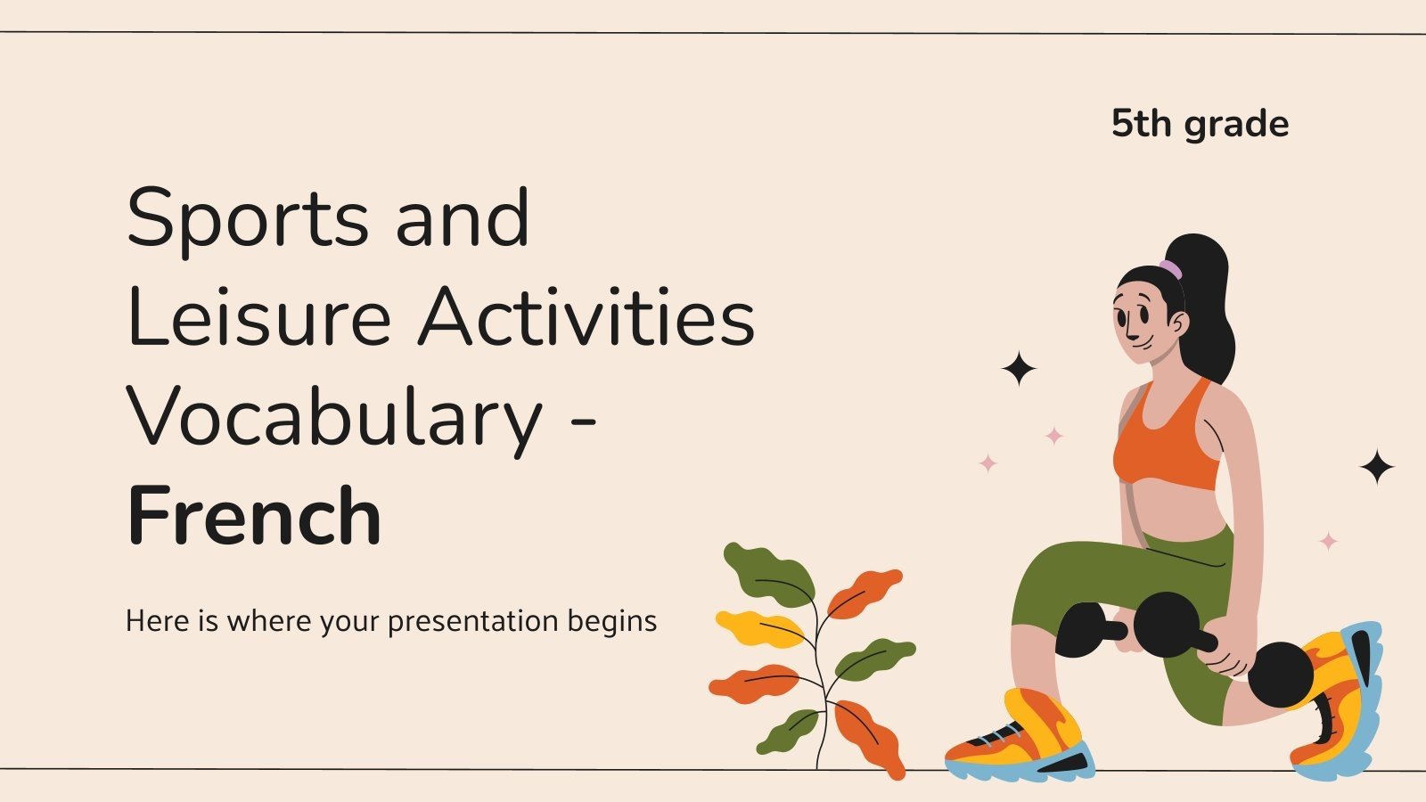 Sports and Leisure Activities Vocabulary - French