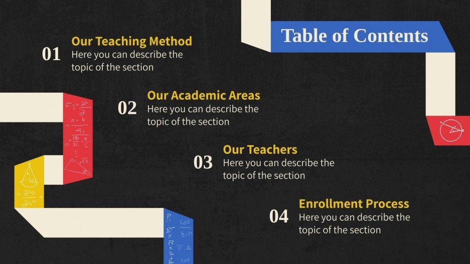 Math Academy Center | Google Slides & PowerPoint template