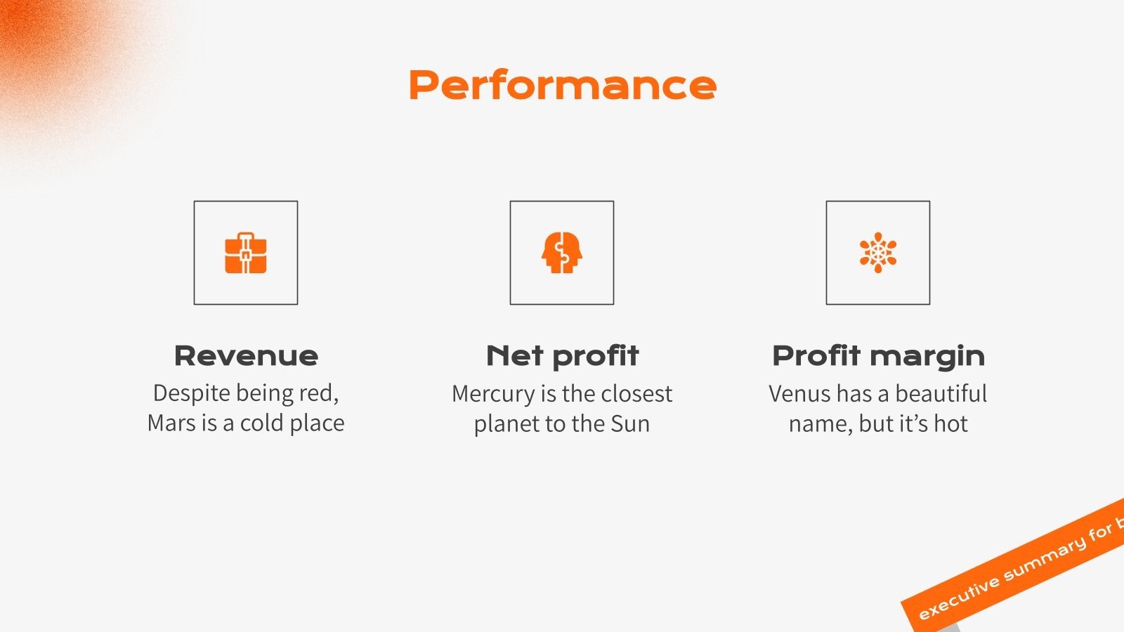 Executive Summary for Business | Google Slides & PPT template