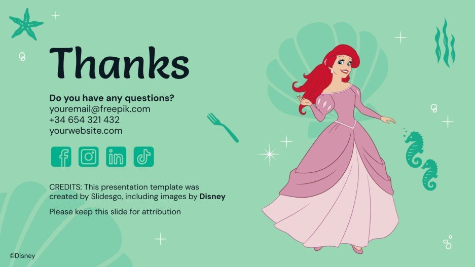 The Little Mermaid Presentation