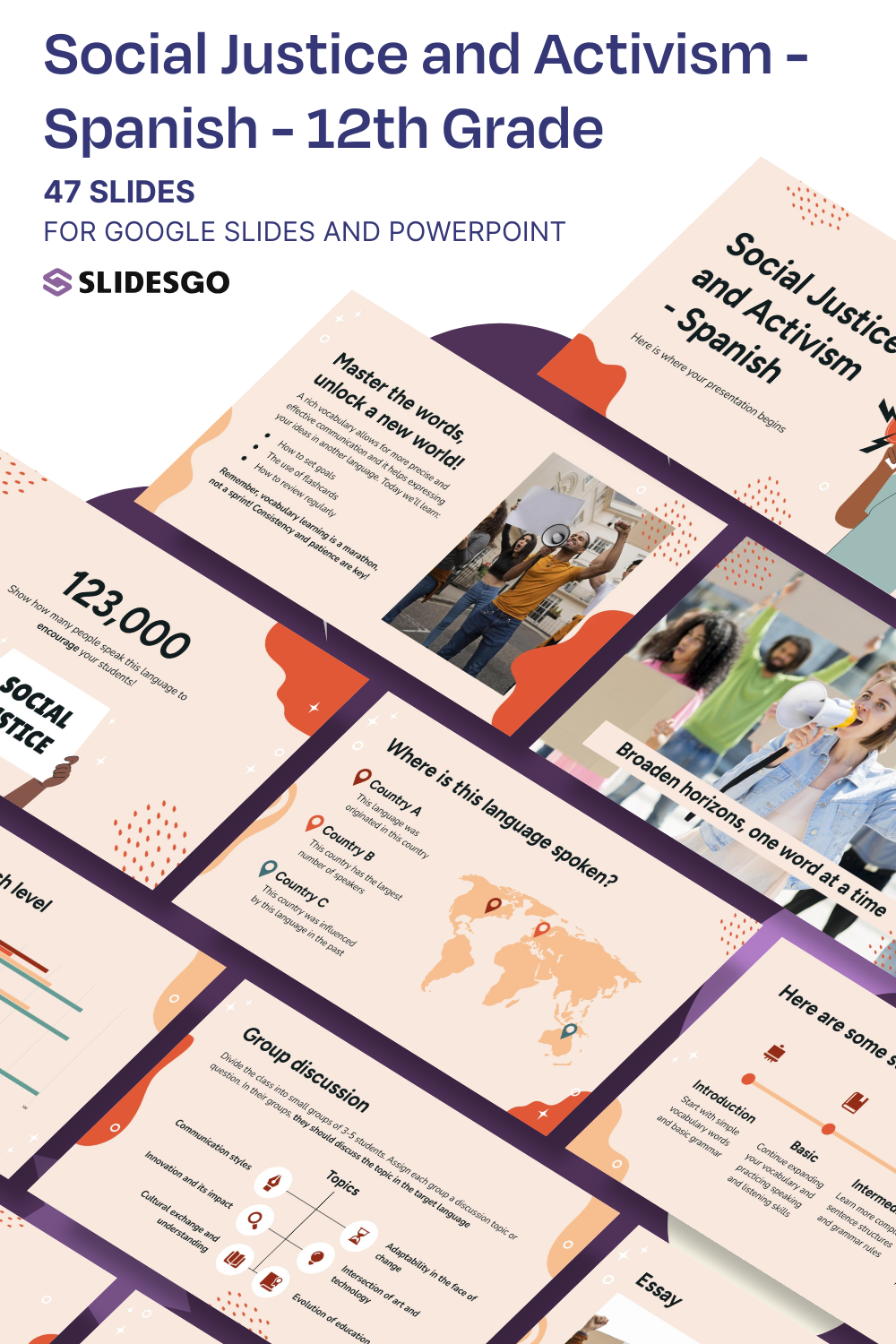 Social Justice and Activism - Spanish - 12th Grade