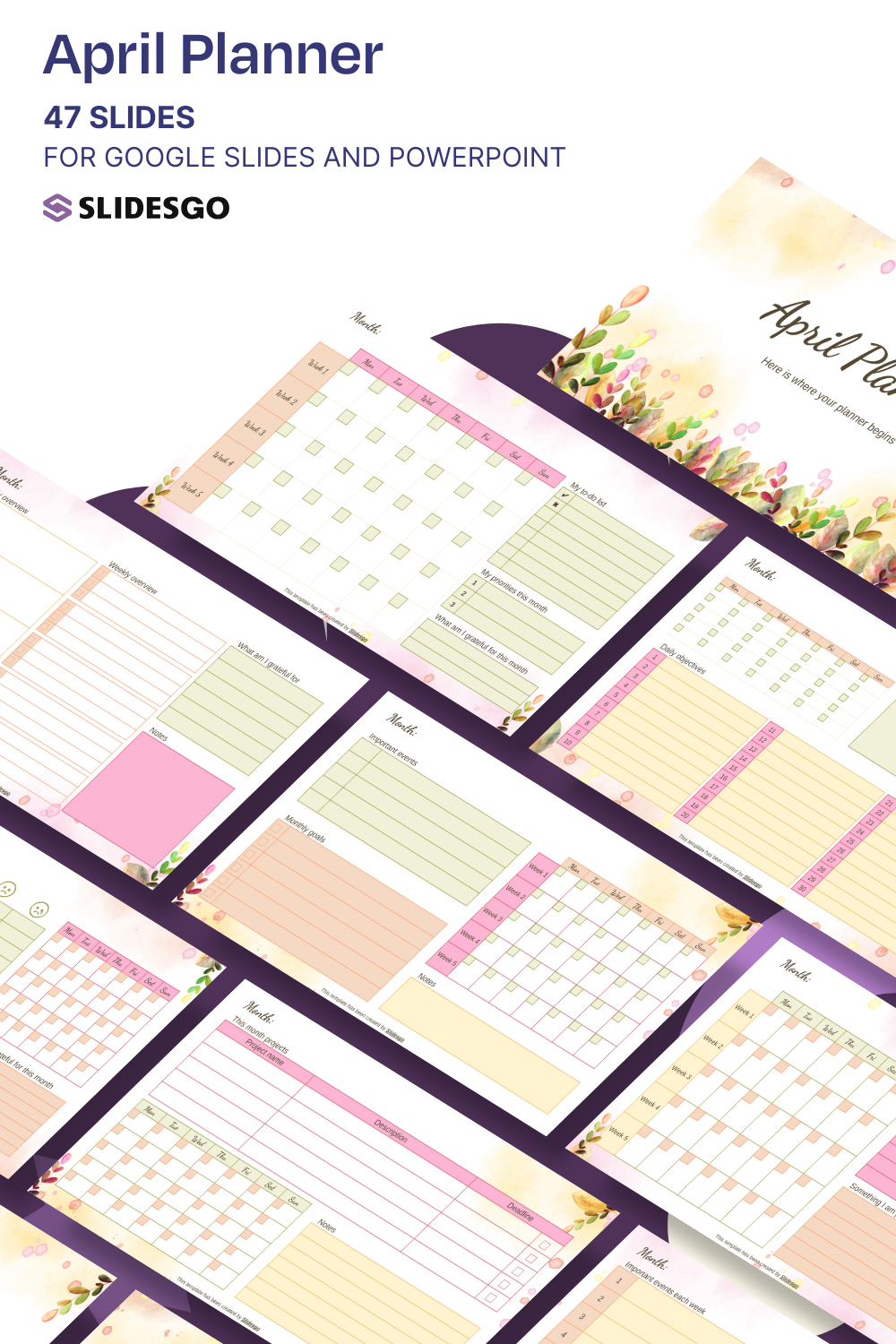 April Planner Presentation