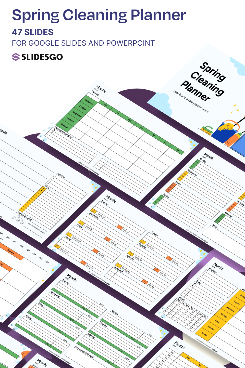 Spring Cleaning Planner Presentation