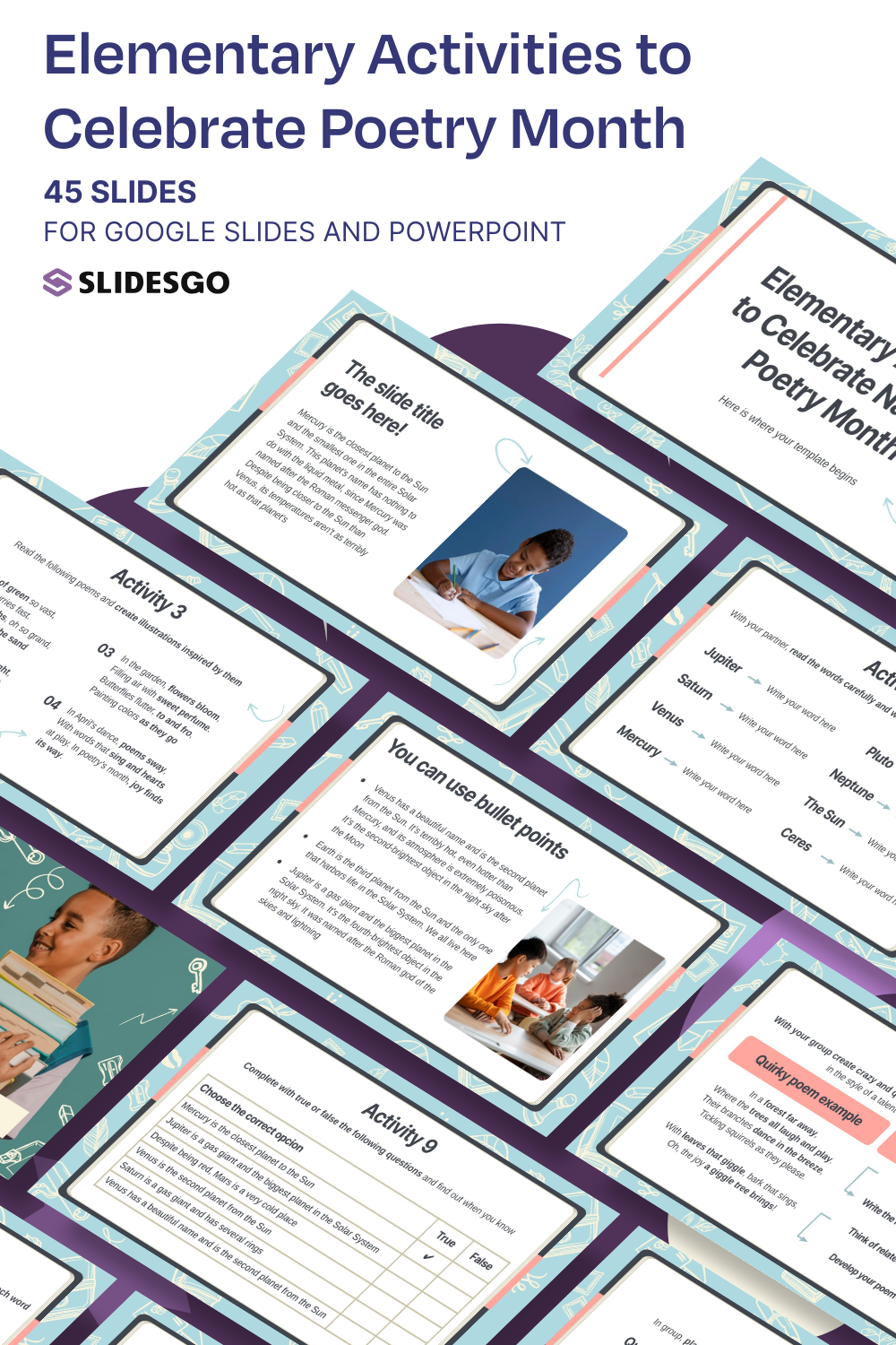 Elementary Activities to Celebrate National Poetry Month