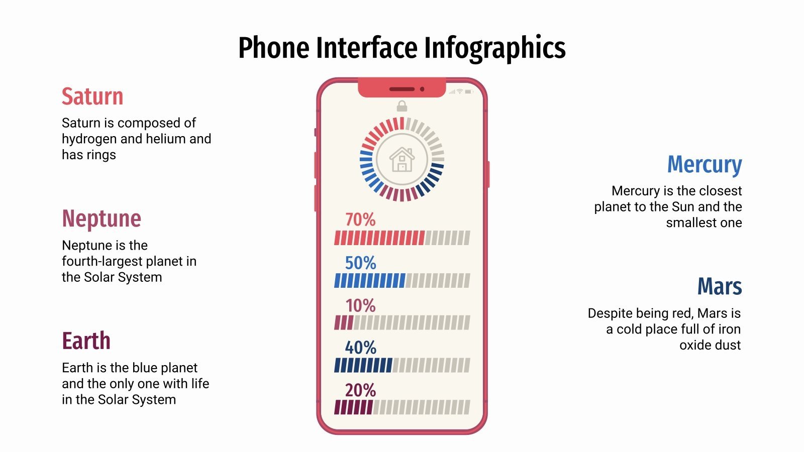 Phone Interface Infographics | Google Slides & PPT template