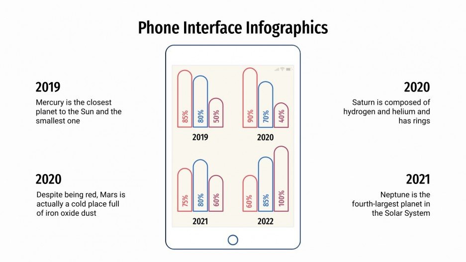 Phone Interface Infographics | Google Slides & PPT template