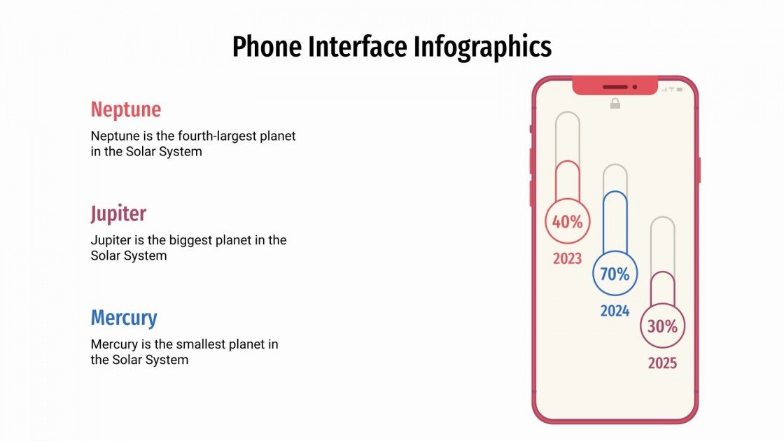 Phone Interface Infographics | Google Slides & PPT template