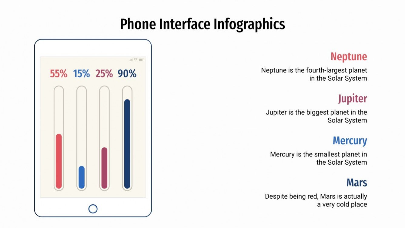 Phone Interface Infographics | Google Slides & PPT template