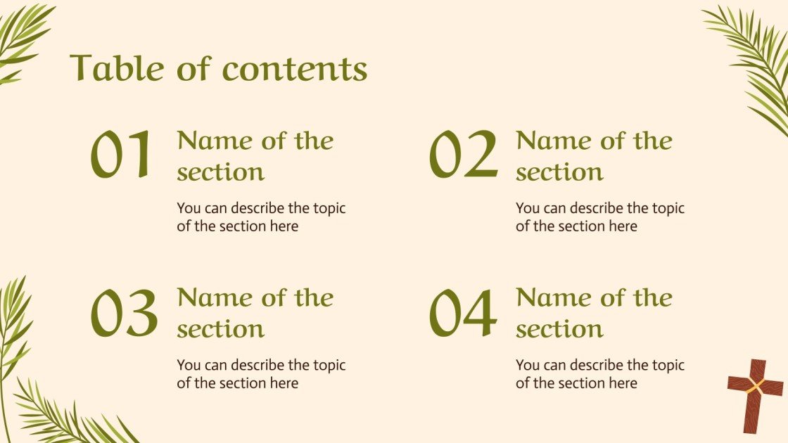 Palm Sunday Presentation