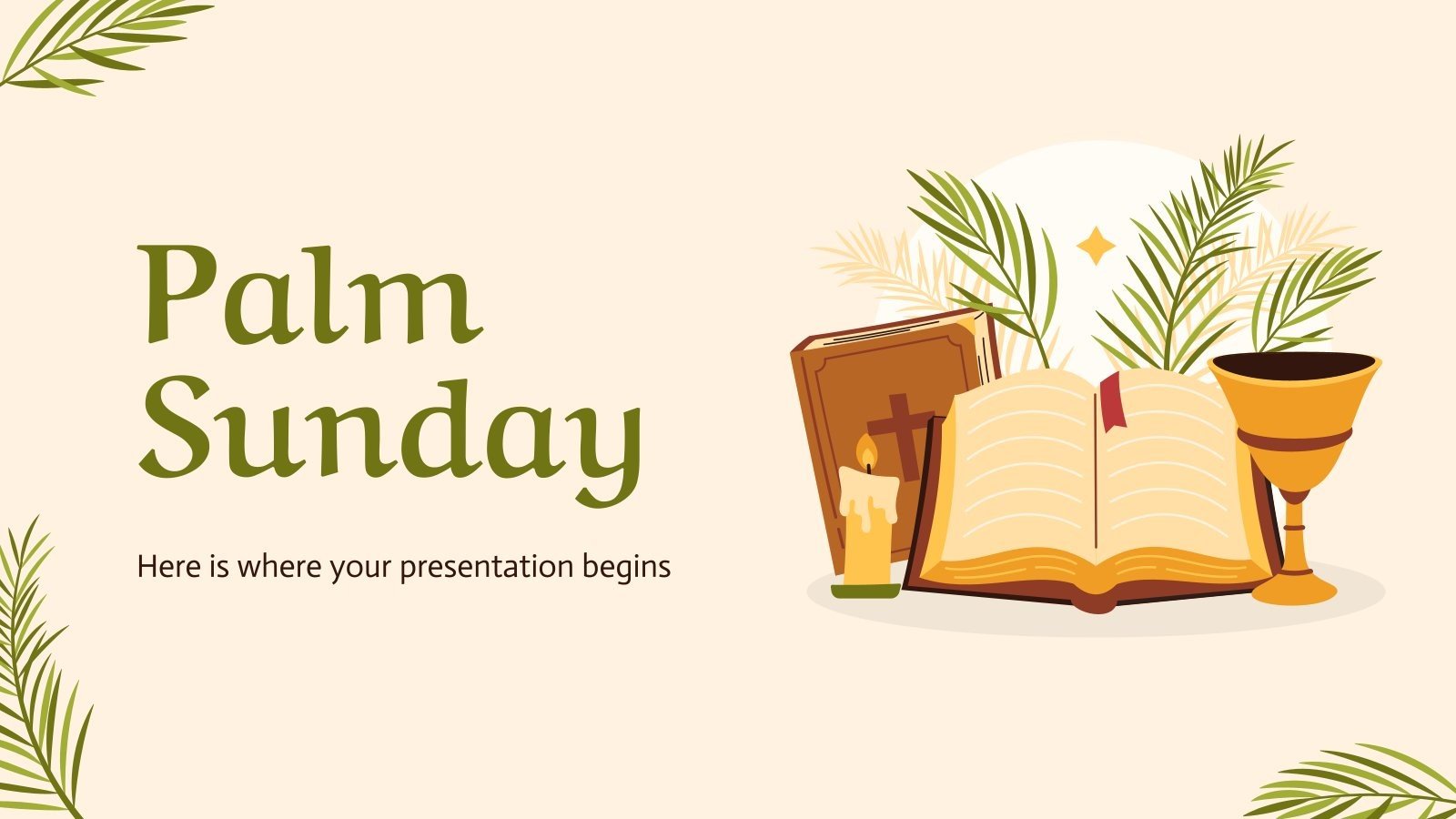 Plantillas gratis sobre la Biblia para Google Slides y PPT