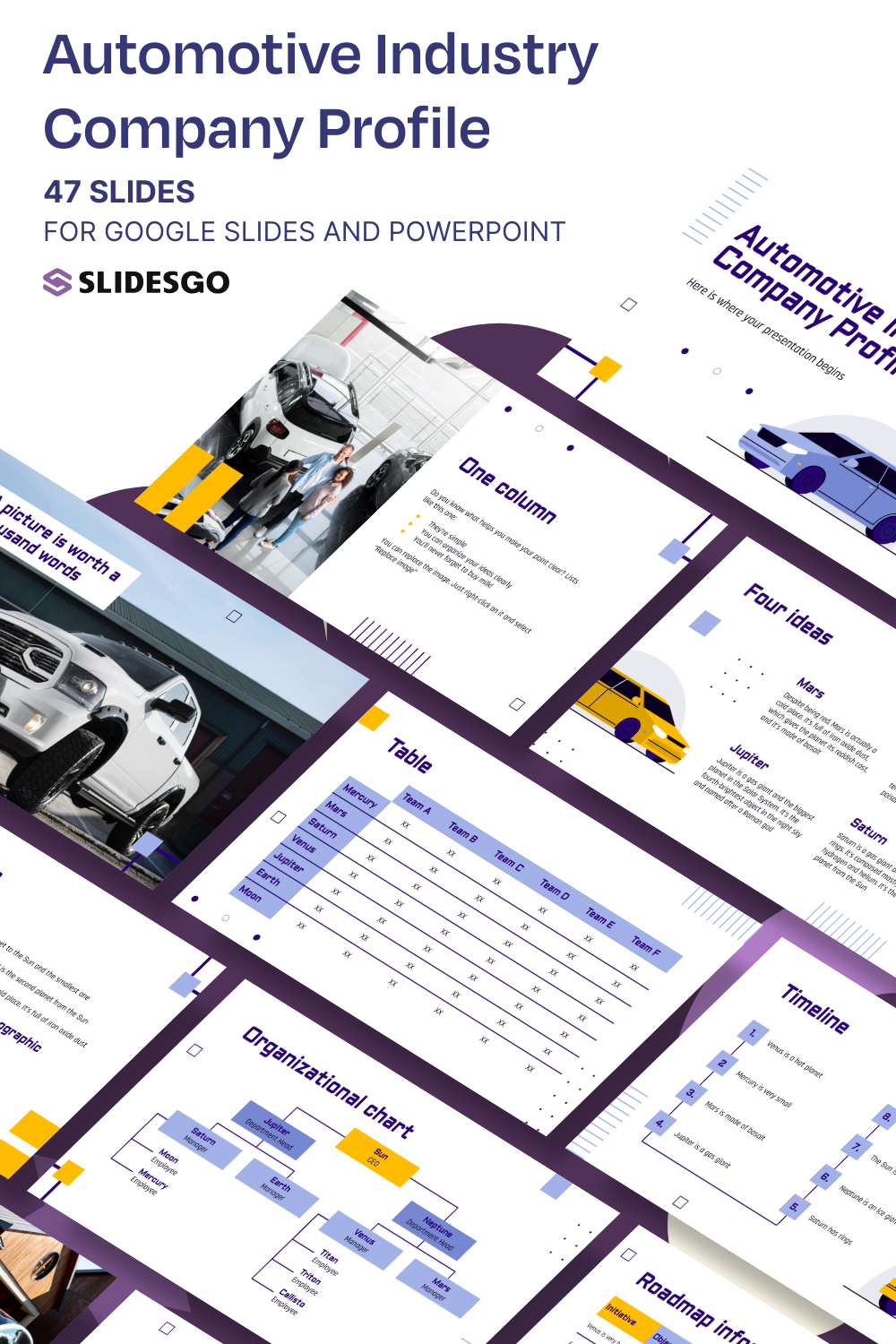 Automotive Industry Company Profile Presentation