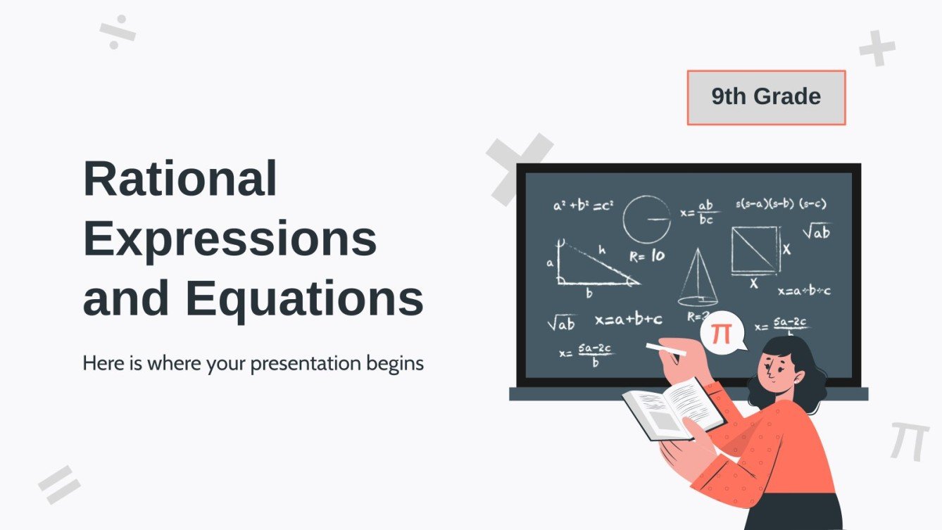 Rational Expressions and Equations - 9th Grade Presentation