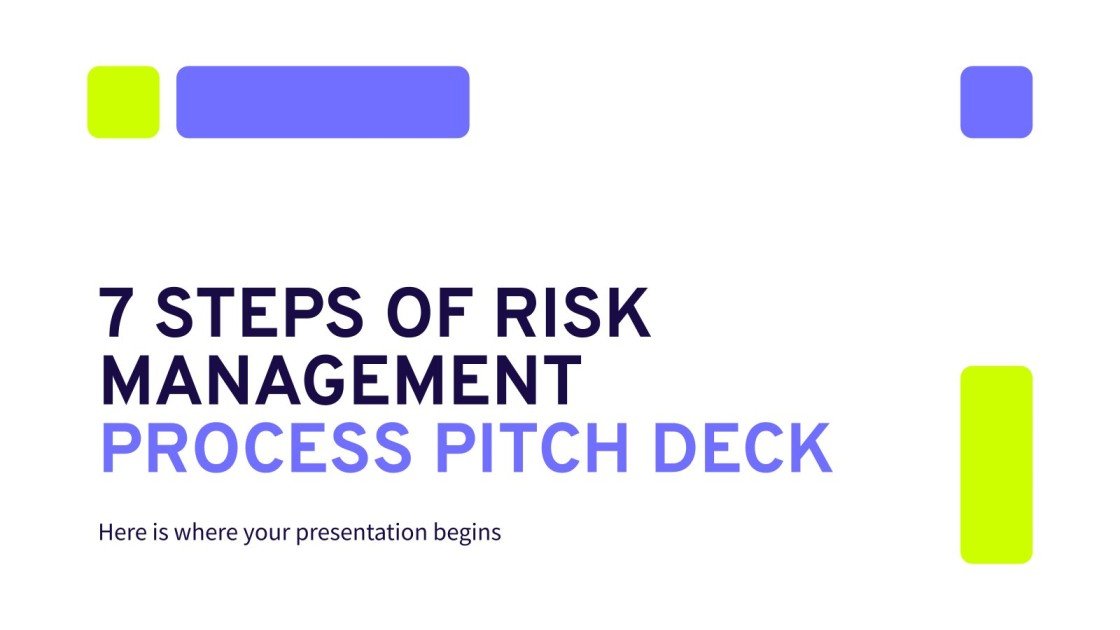 7 Steps of Risk Management Process Pitch Deck Presentation