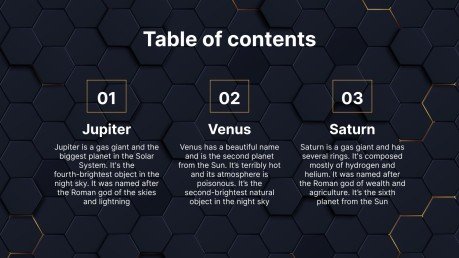 Bee Pattern for Marketing Presentation