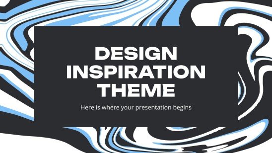 Apresentação Tema de inspiração de design