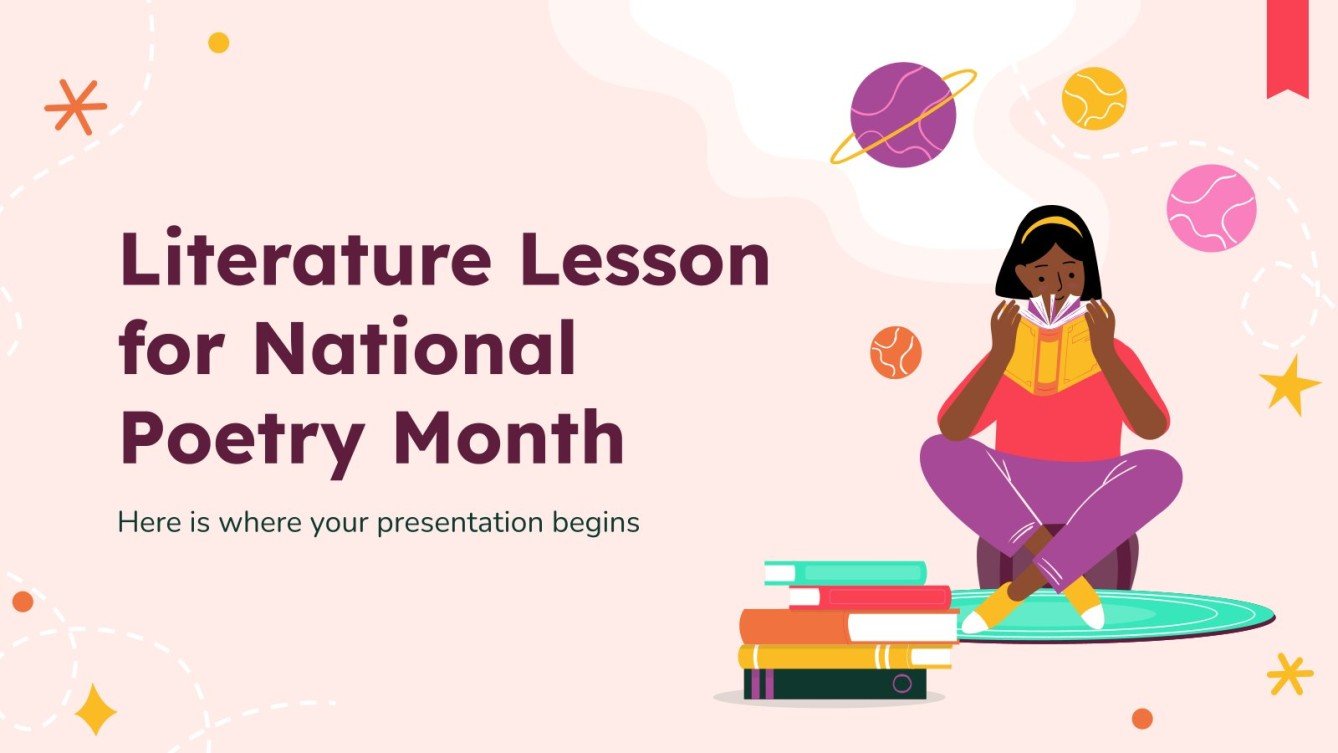 Literature Lesson for National Poetry Month Presentation