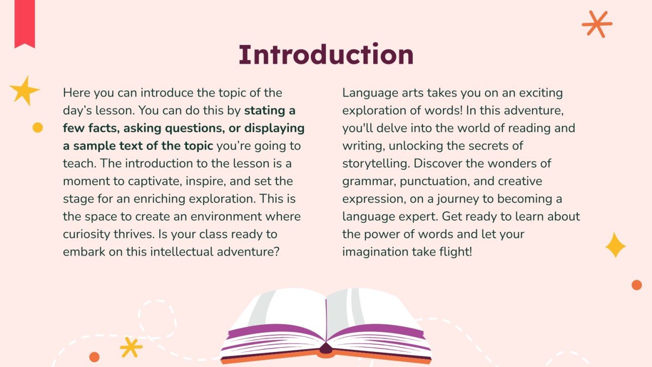 Literature Lesson for National Poetry Month Presentation