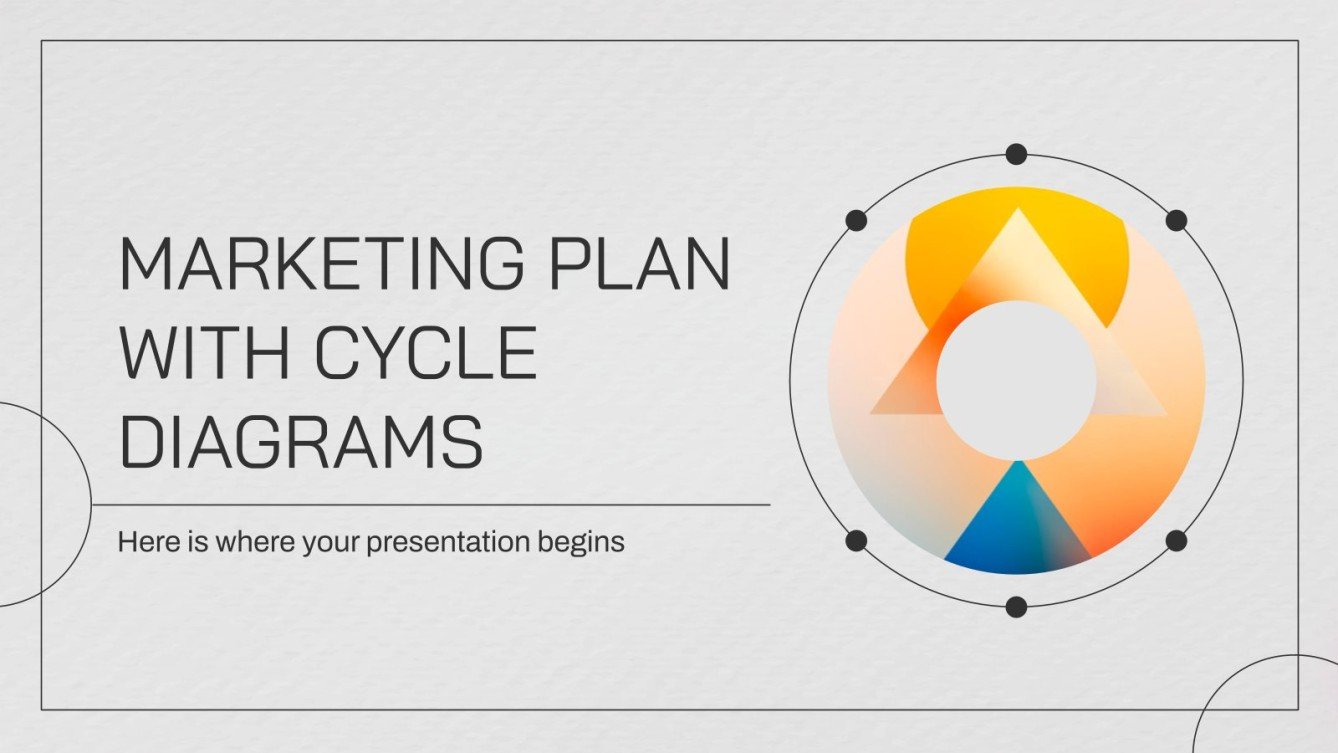 Marketing Plan with Cycle Diagrams Presentation