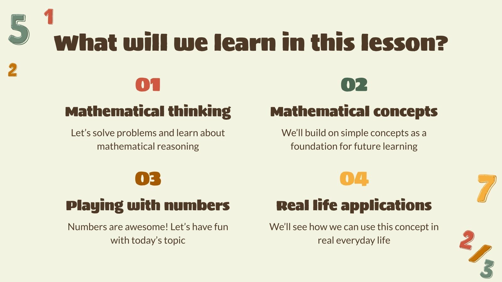 Fractions and Mixed Numbers - 5th Grade Presentation