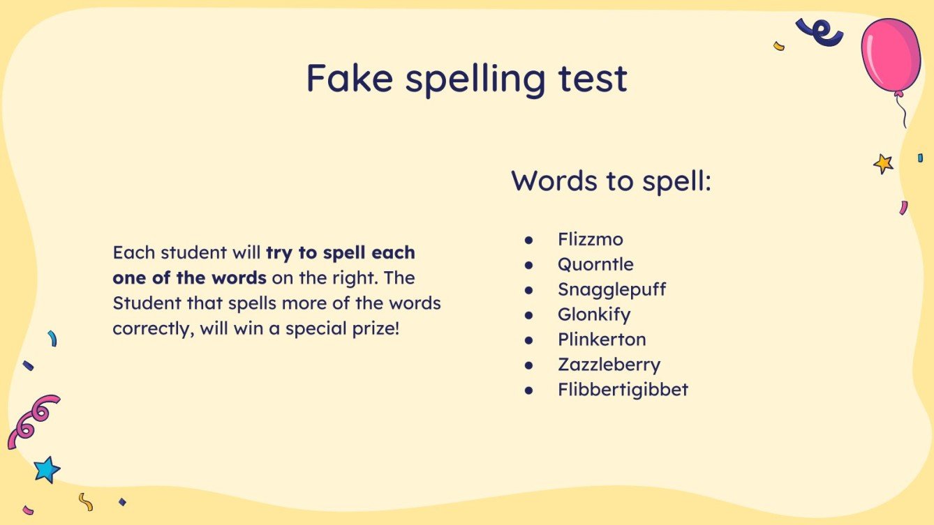 Fun Middle School Activities for April Fools' Day