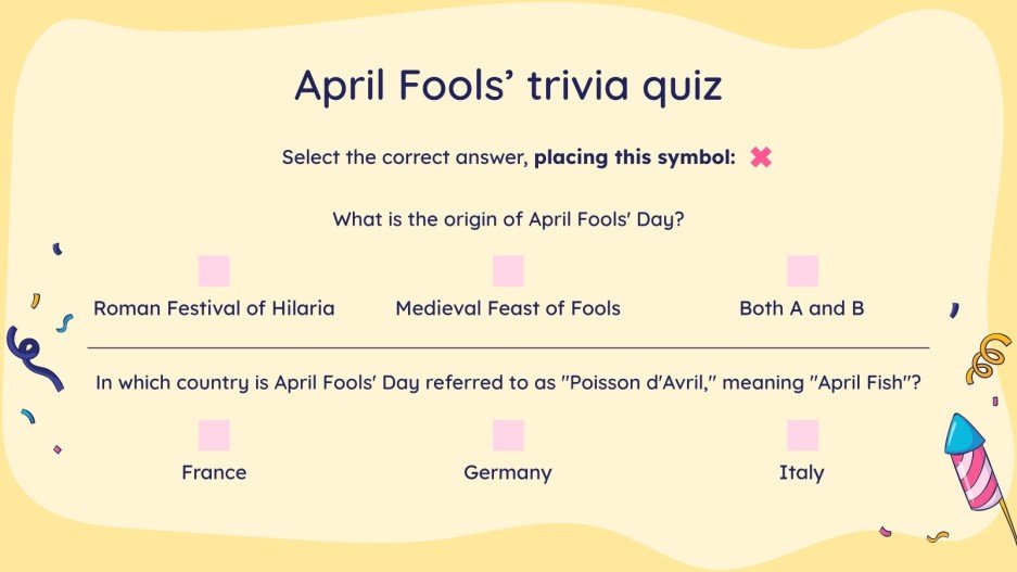 Fun Middle School Activities for April Fools' Day