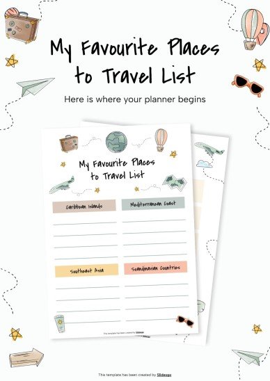 Free Google Slides & PPT presentation templates about vacation