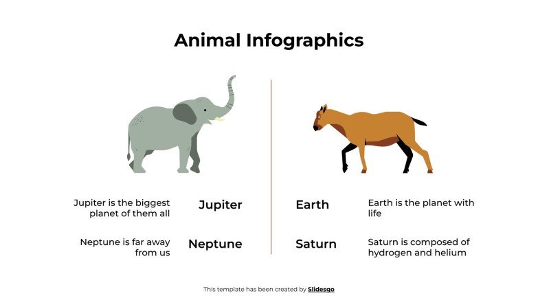 Animal Infographics Template