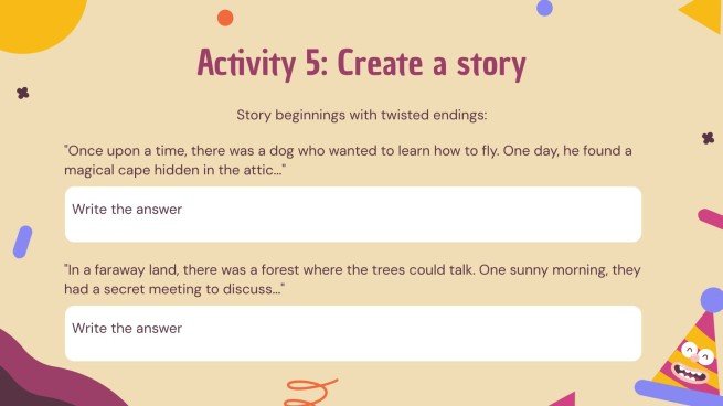 Fun Pre-K Activities for April Fools' Day Presentation