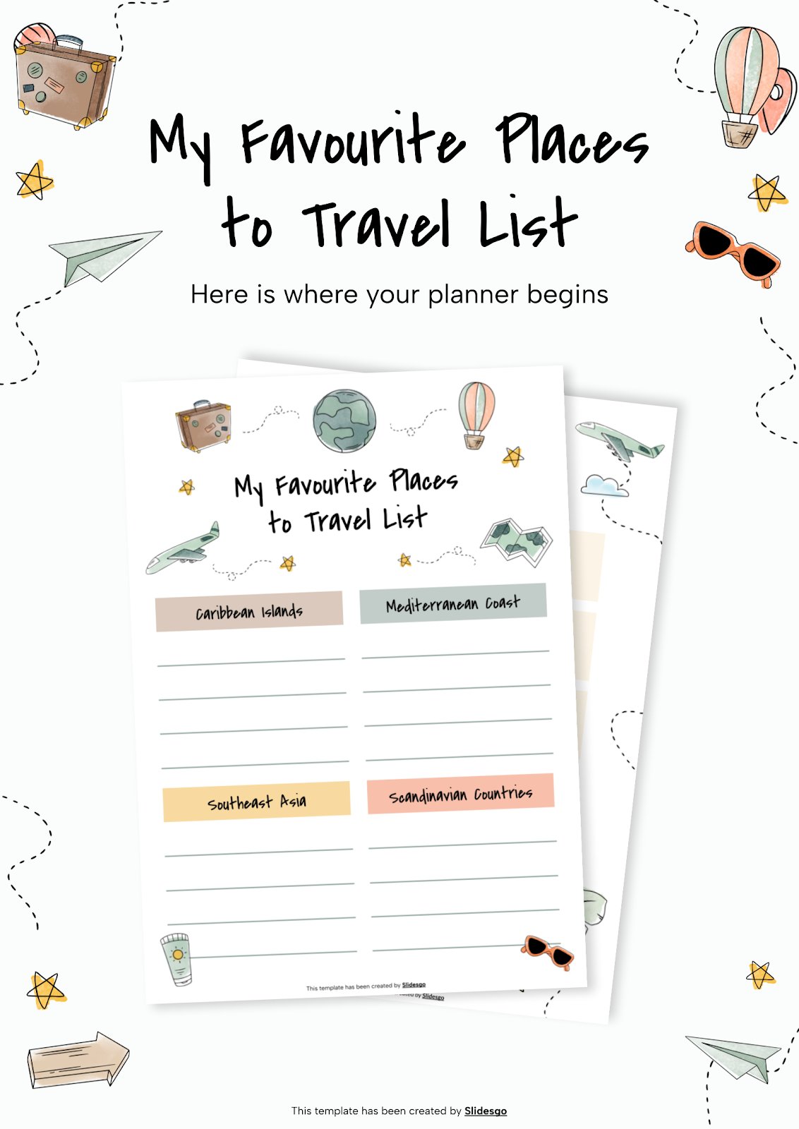 My Favourite Places to Travel List Presentation