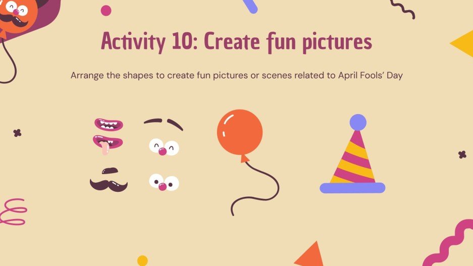 Fun Pre-K Activities for April Fools' Day Presentation