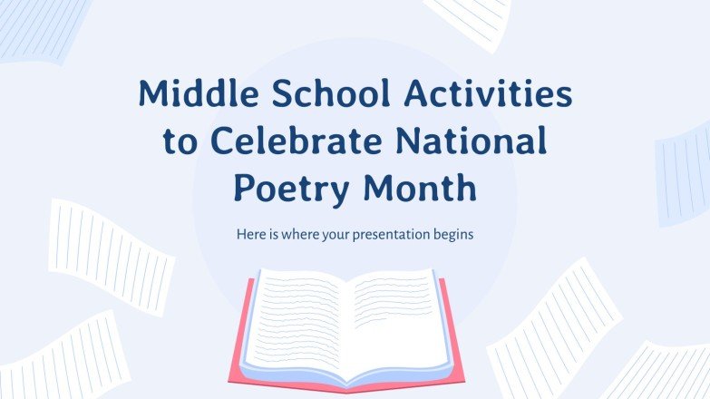 Middle School Activities to Celebrate National Poetry Month